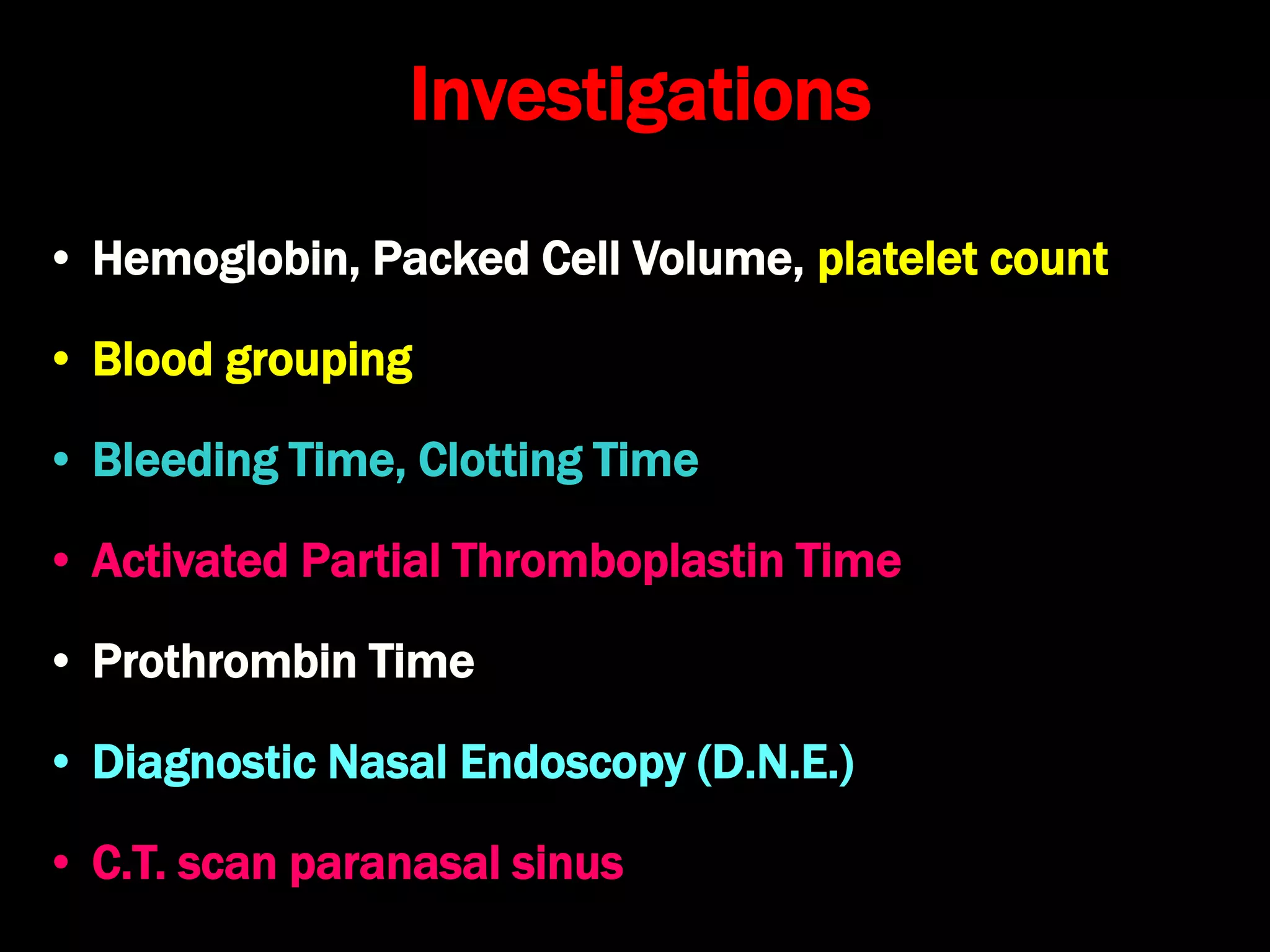 Epistaxis | PPT