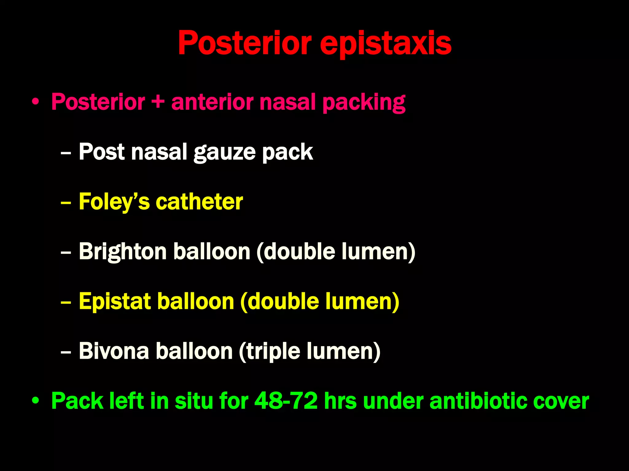 Epistaxis | PPT