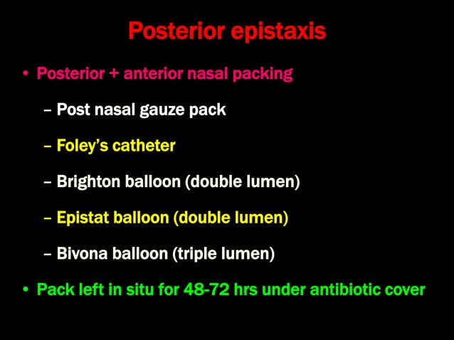 Epistaxis | PPT