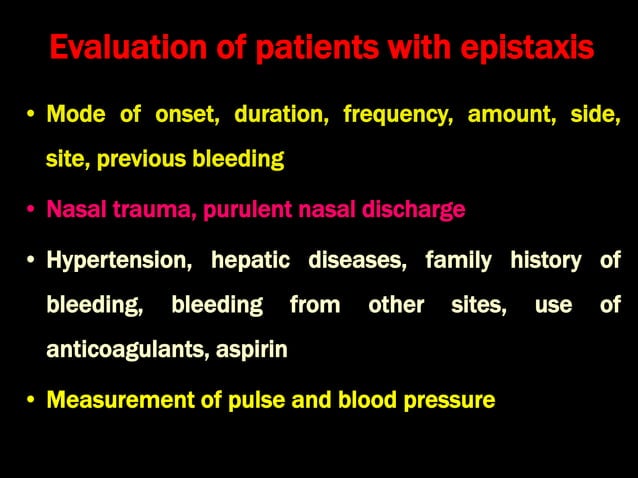 Epistaxis | PPT