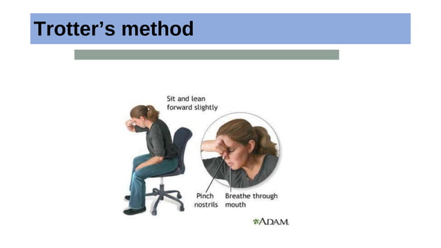 Epistaxis or Nose bleeding