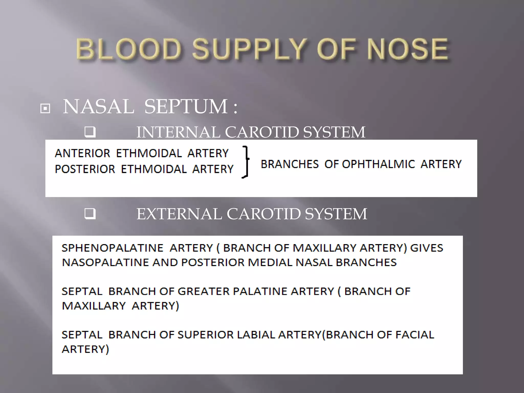 Epistaxis PPT | PPT