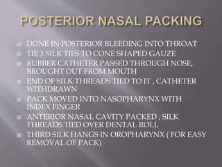 Epistaxis PPT | PPTX