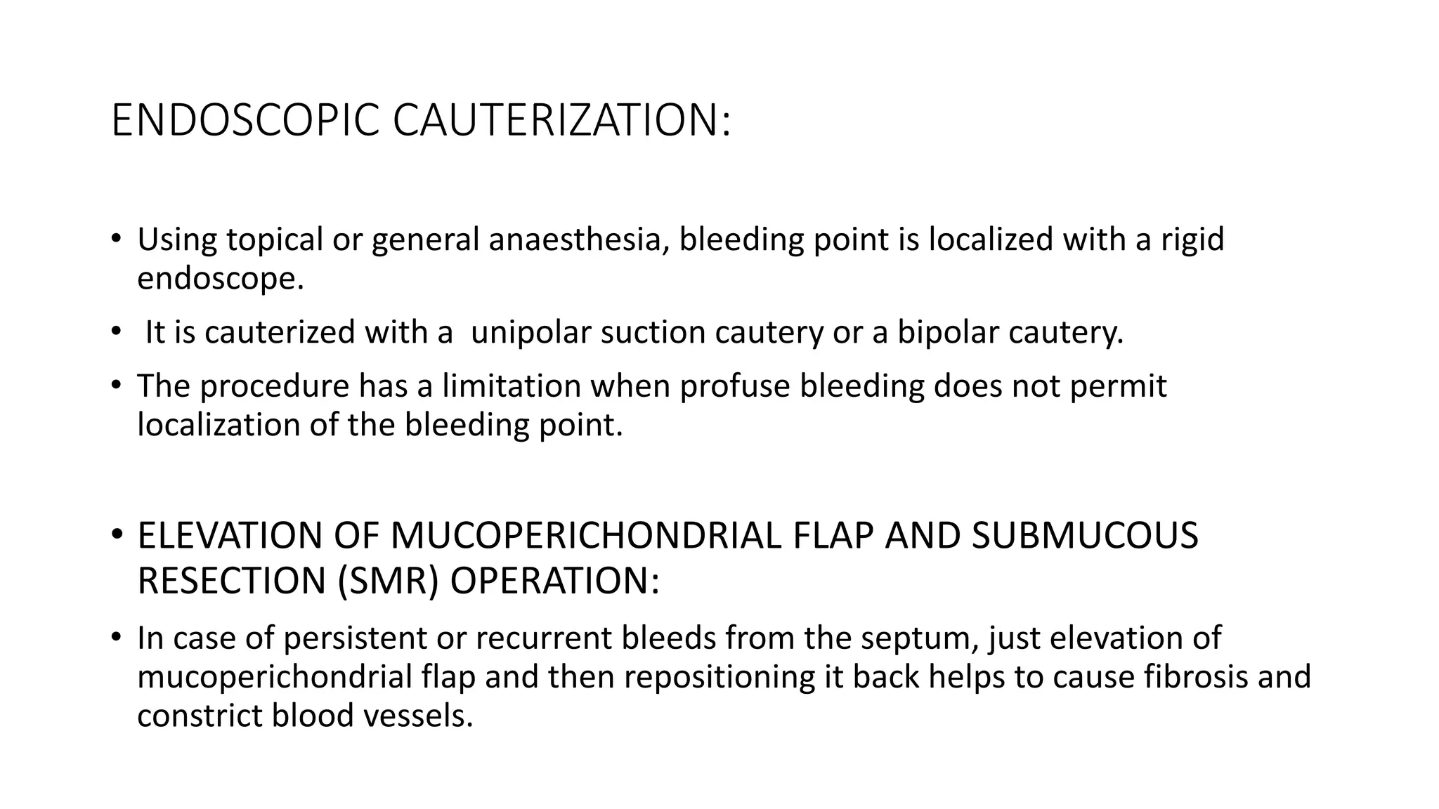 EPISTAXIS ppt | PPT