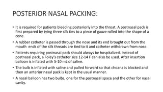 EPISTAXIS ppt | PPTX