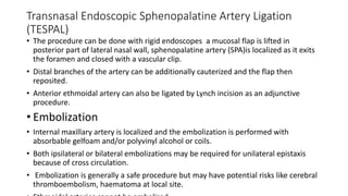 EPISTAXIS ppt | PPTX