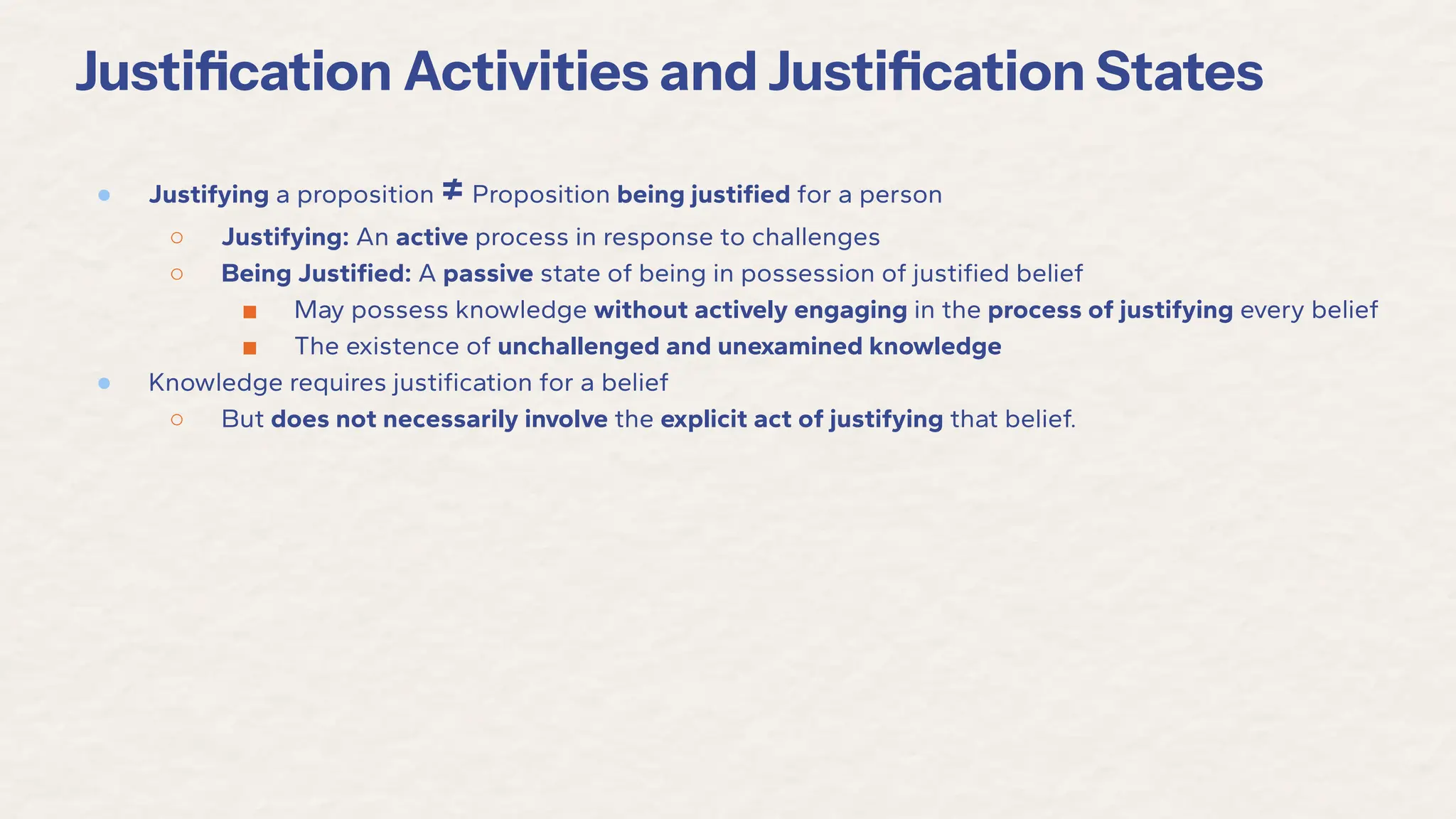 Epistemic Justification | PDF