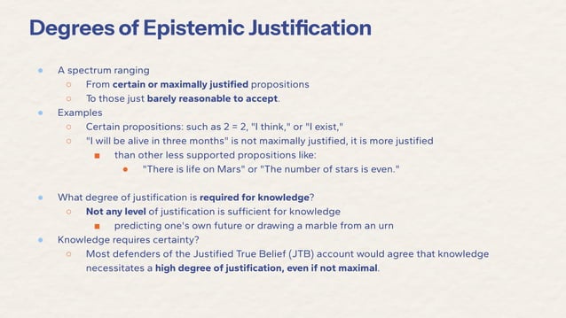 Epistemic Justification | PDF