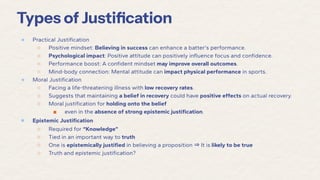 Epistemic Justification | PDF