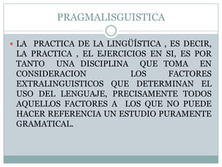 Epistemologia Del Lenguaje | PPTX