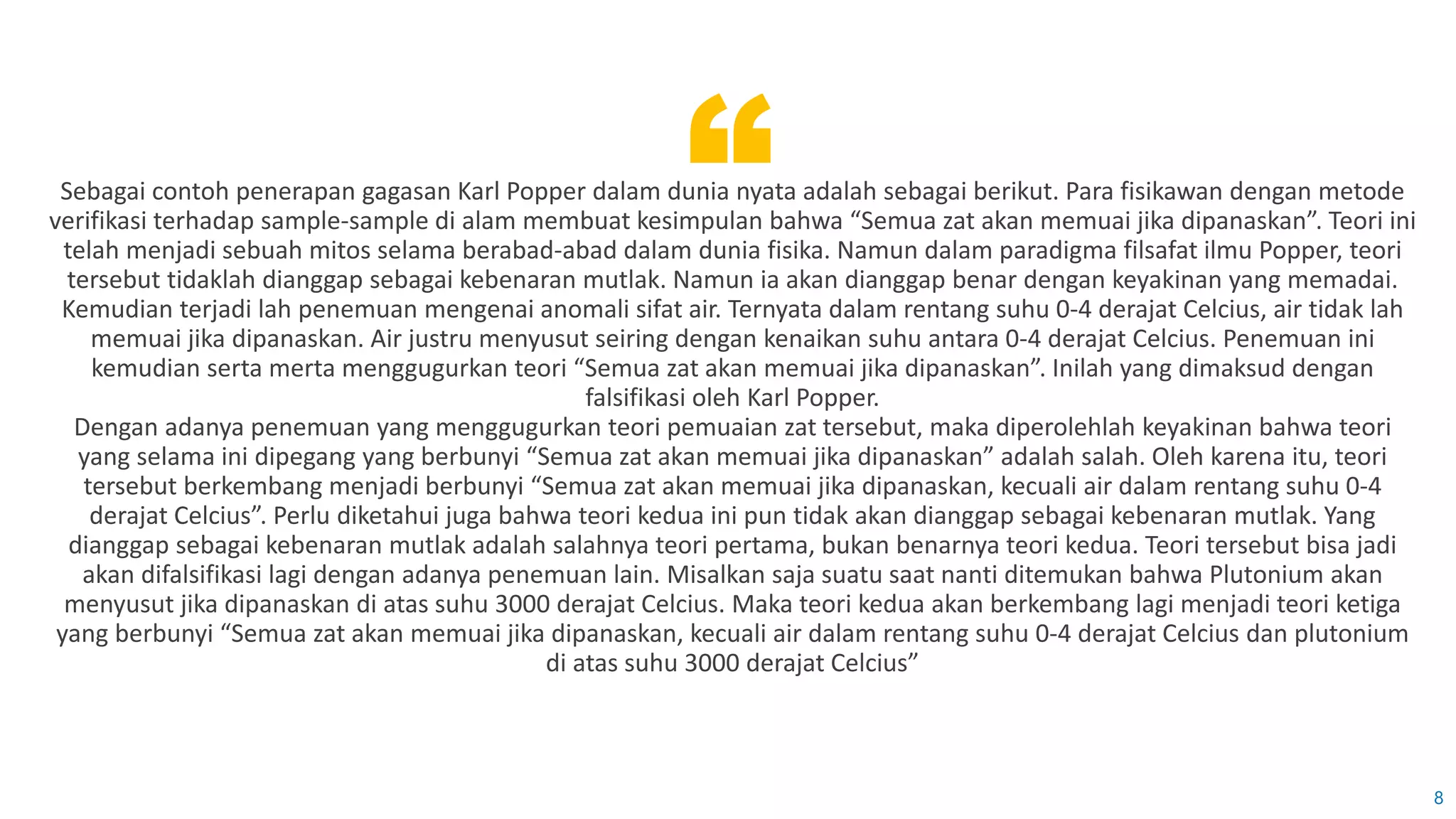 Epistemologi Karl Popper | PPTX