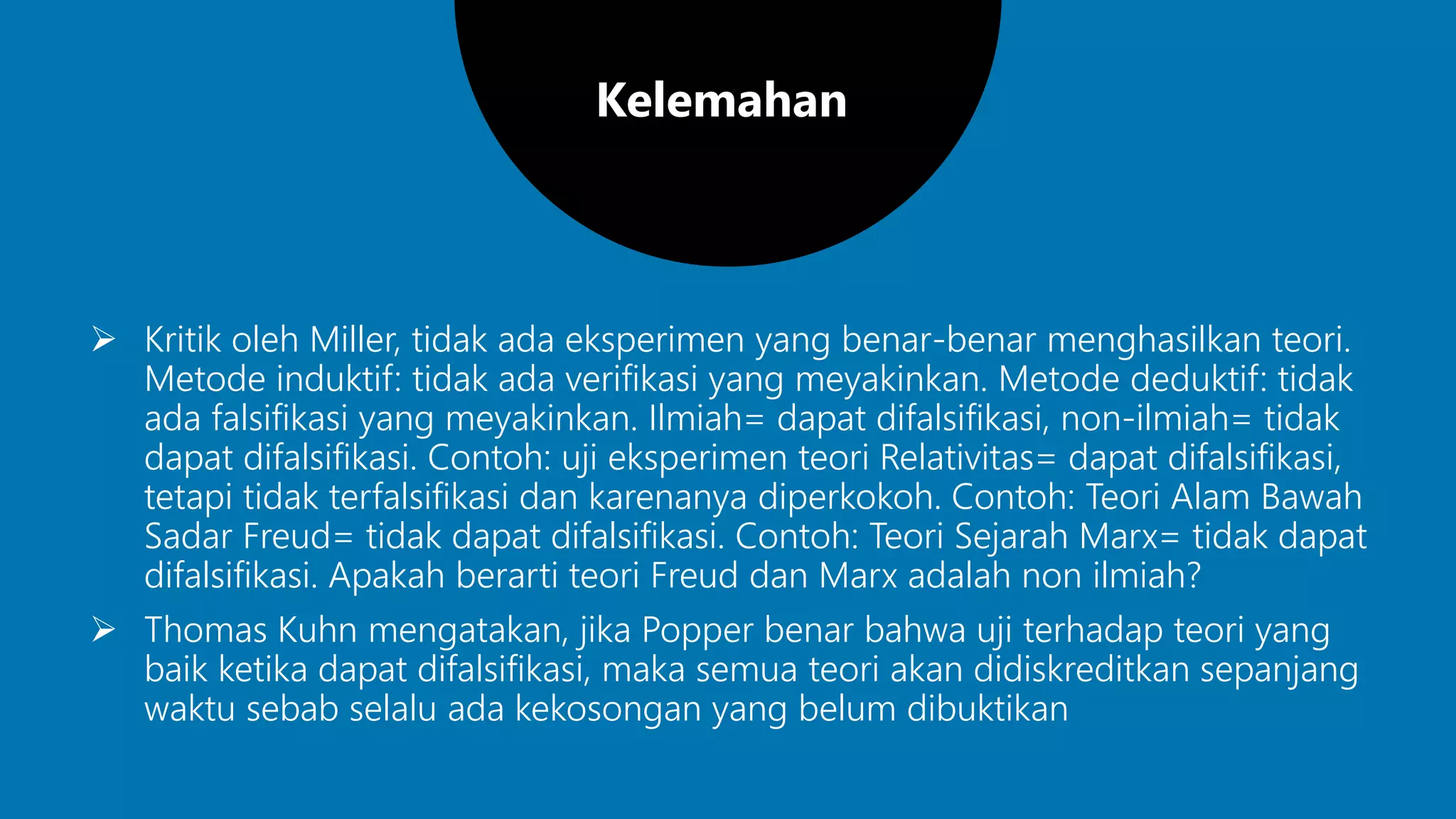 Epistemologi Karl Popper | PPTX