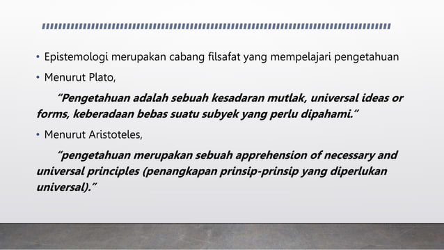 PPT untuk mata kuliah filsafat pendidikan | PPT