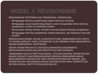 Epistemologi sosial 2 | PPTX