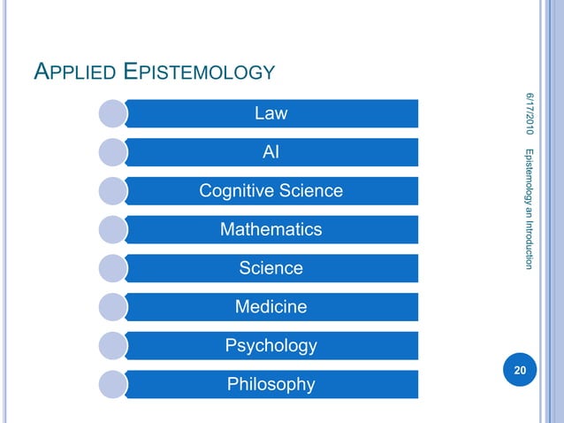 Epistemology | PPTX