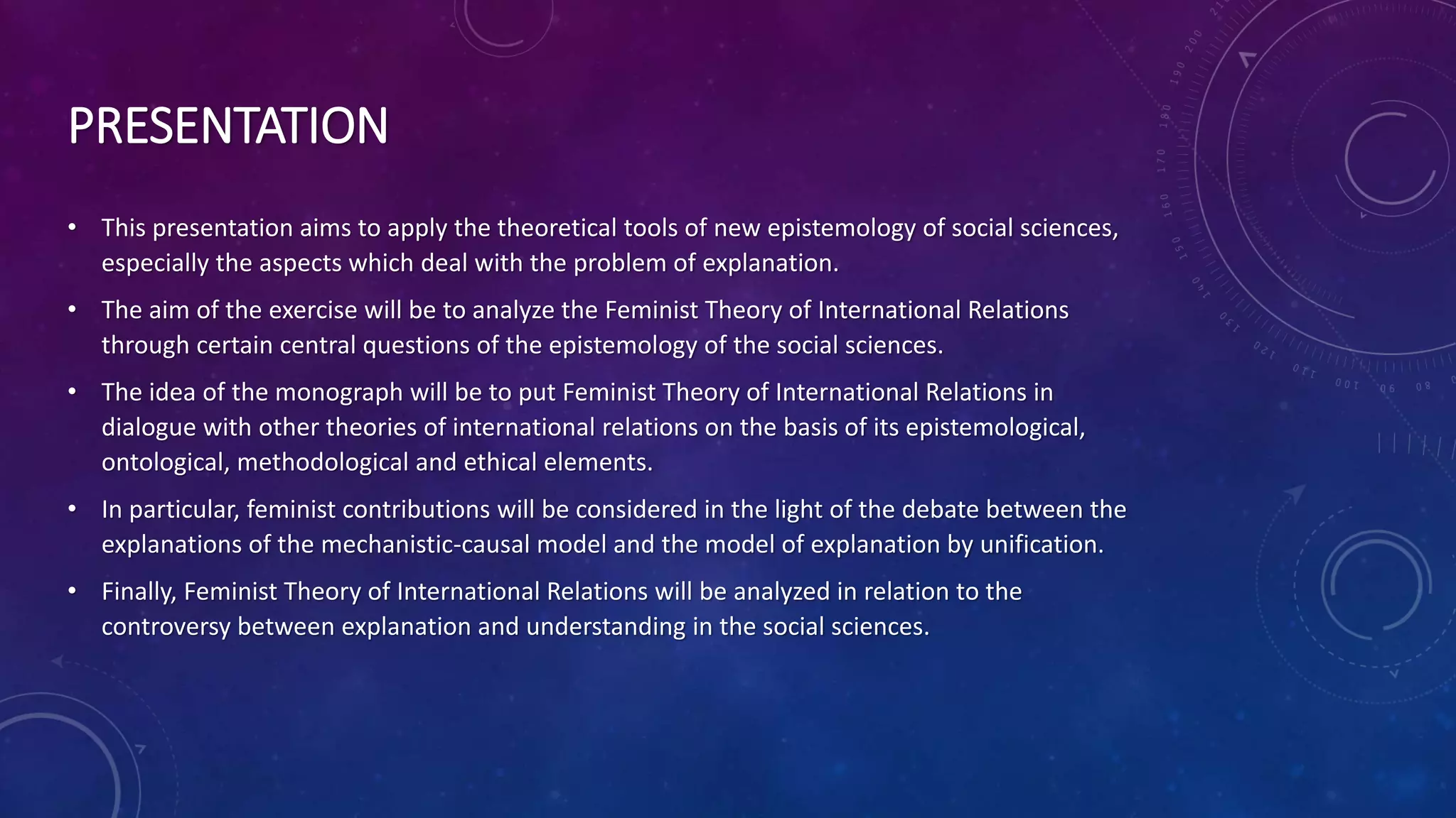 EPISTEMOLOGY OF FEMINIST INTERNATIONAL RELATIONS THEORY.pptx