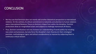 EPISTEMOLOGY OF FEMINIST INTERNATIONAL RELATIONS THEORY.pptx