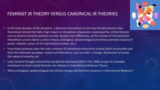 EPISTEMOLOGY OF FEMINIST INTERNATIONAL RELATIONS THEORY.pptx