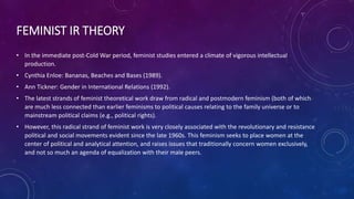EPISTEMOLOGY OF FEMINIST INTERNATIONAL RELATIONS THEORY.pptx
