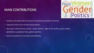 EPISTEMOLOGY OF FEMINIST INTERNATIONAL RELATIONS THEORY.pptx