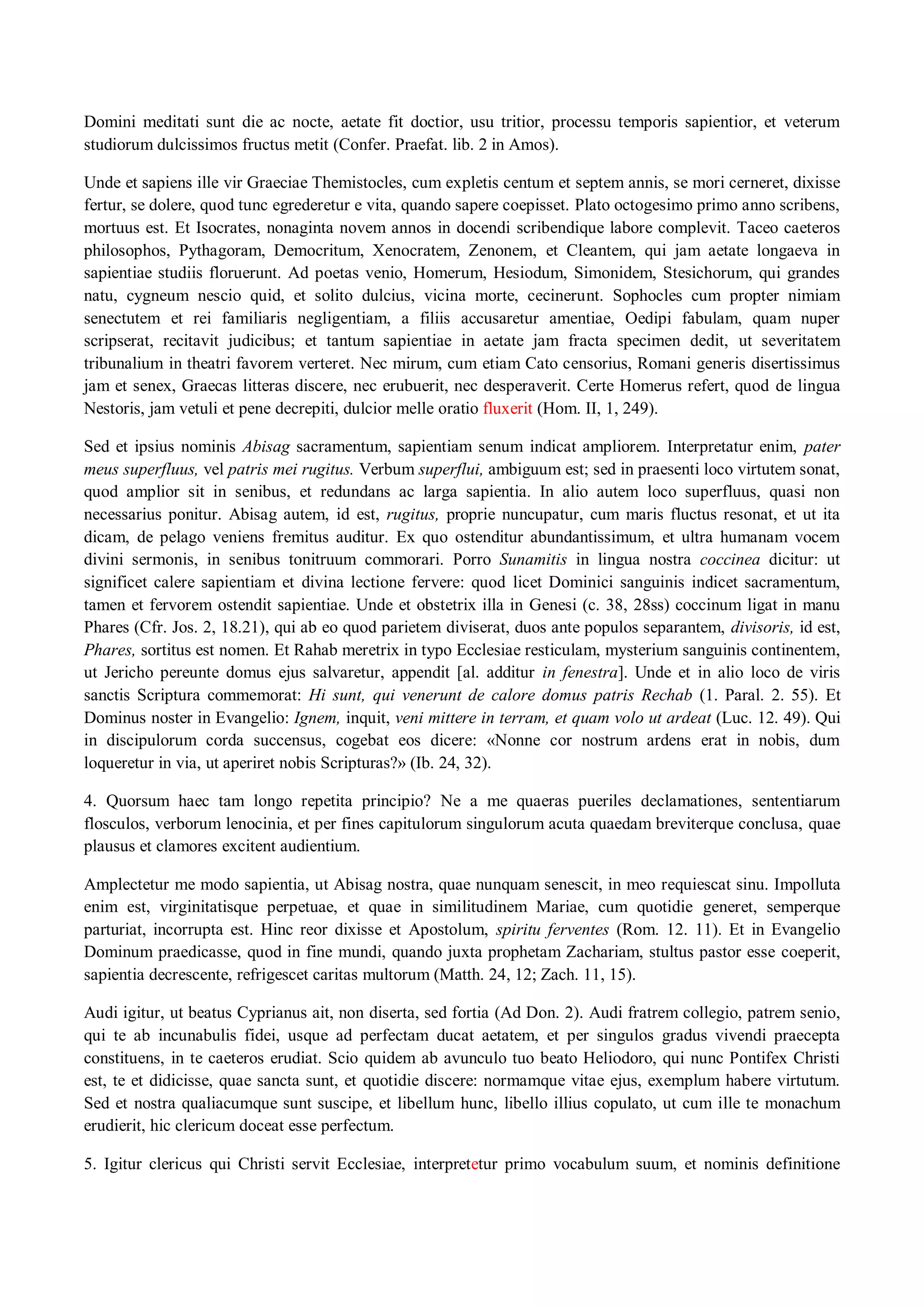 S. Hieronymi Epistola ad Nepotianum | PDF