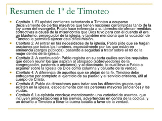 Epistola pastorales timoteo_tito | PPT
