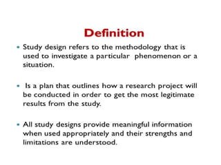 Epidemiology Study Design | PPT