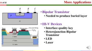 Epitaxial growth - Fabrication | PDF