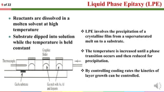 Epitaxial growth - Fabrication | PDF