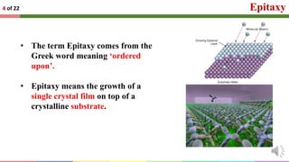 Epitaxial growth - Fabrication | PPT