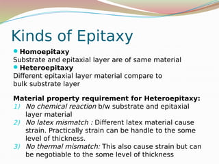 Epitaxial Growth | PDF
