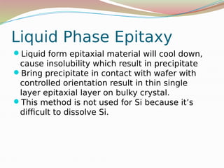 Epitaxial Growth | PDF