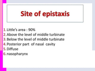 EPITAXIS MEDICAL SURGICAL NURSING SLIDE Share | PPT