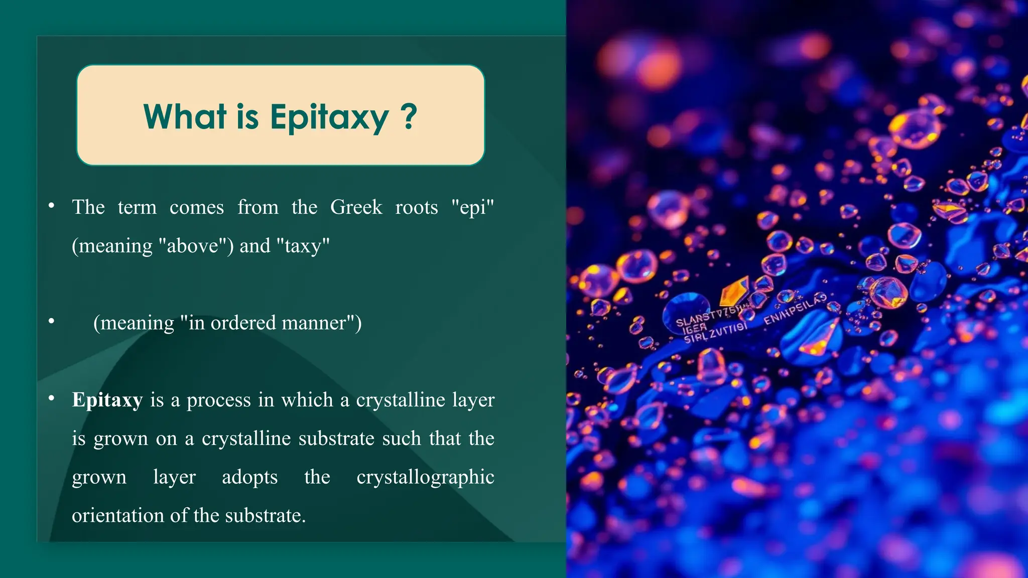 EPITAXY METHODS IN SEMICONDUCTOR FABRICATION | PPTX