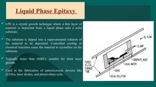 EPITAXY METHODS IN SEMICONDUCTOR FABRICATION | PPTX