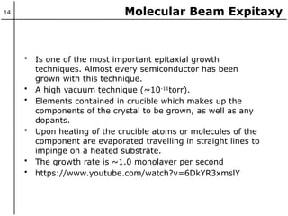 epitaxy growth of high purity and low defect | PPT