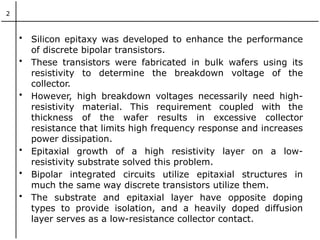 epitaxy growth of high purity and low defect | PPT