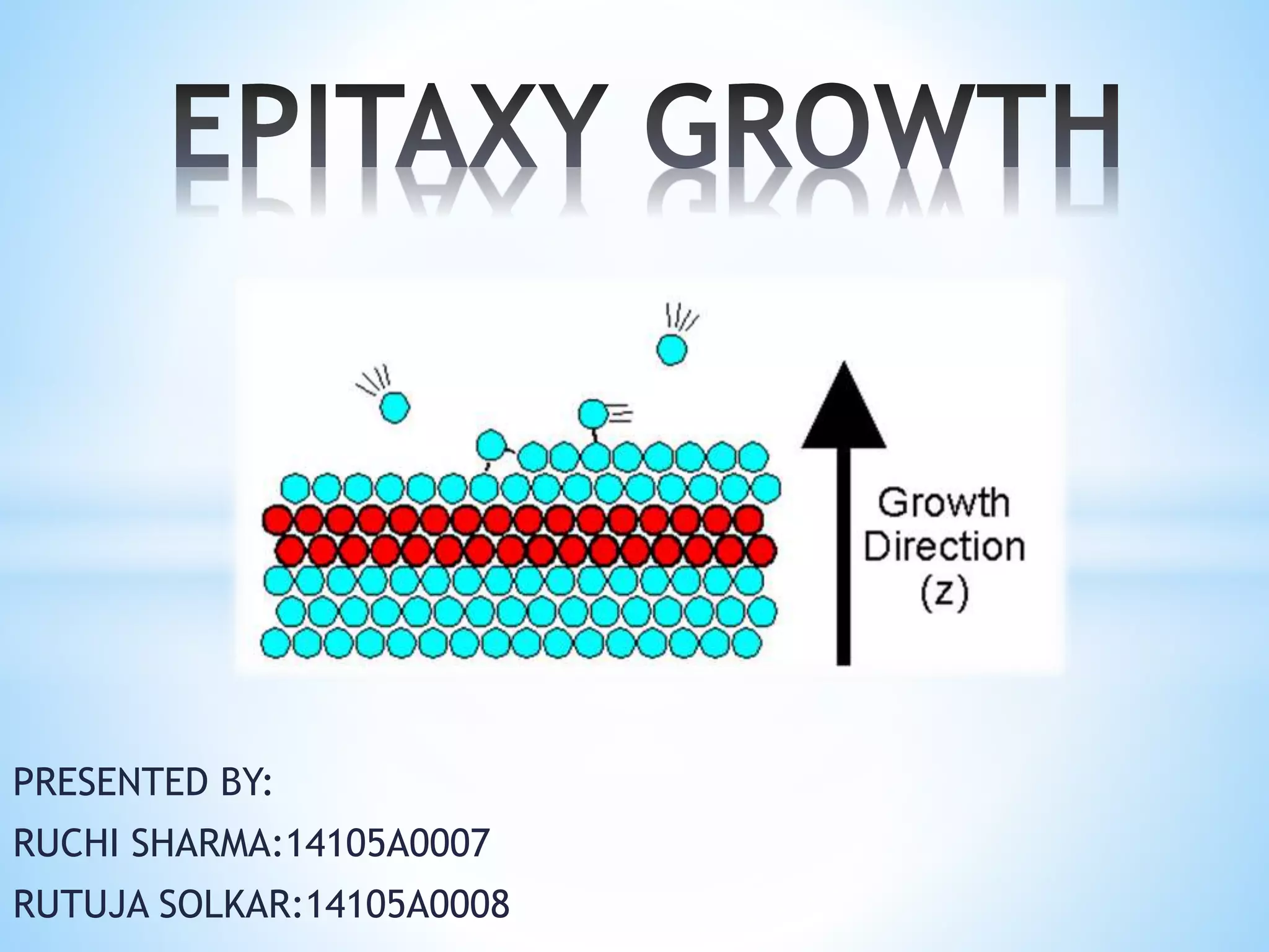 Epitaxy growth | PPTX