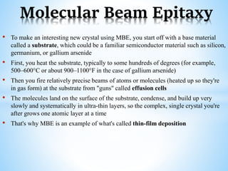 Epitaxy growth | PPTX