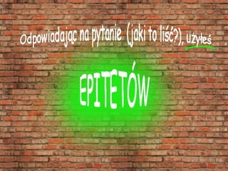 Epitet | PPT