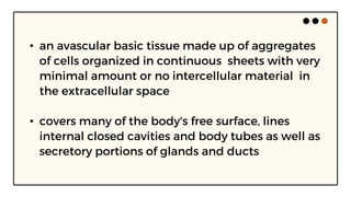 EPITHELIAL TISSUE.pptx