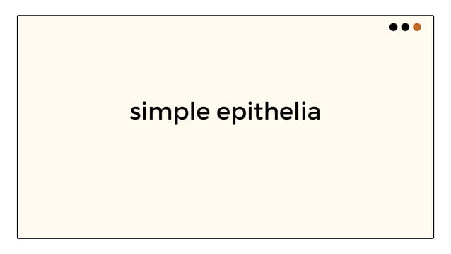 Epithelial Tissue Pptx