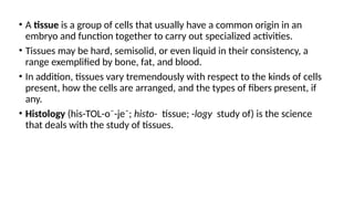 Epithelial tissue ppt. Fully detailed hhahabsh | PPT
