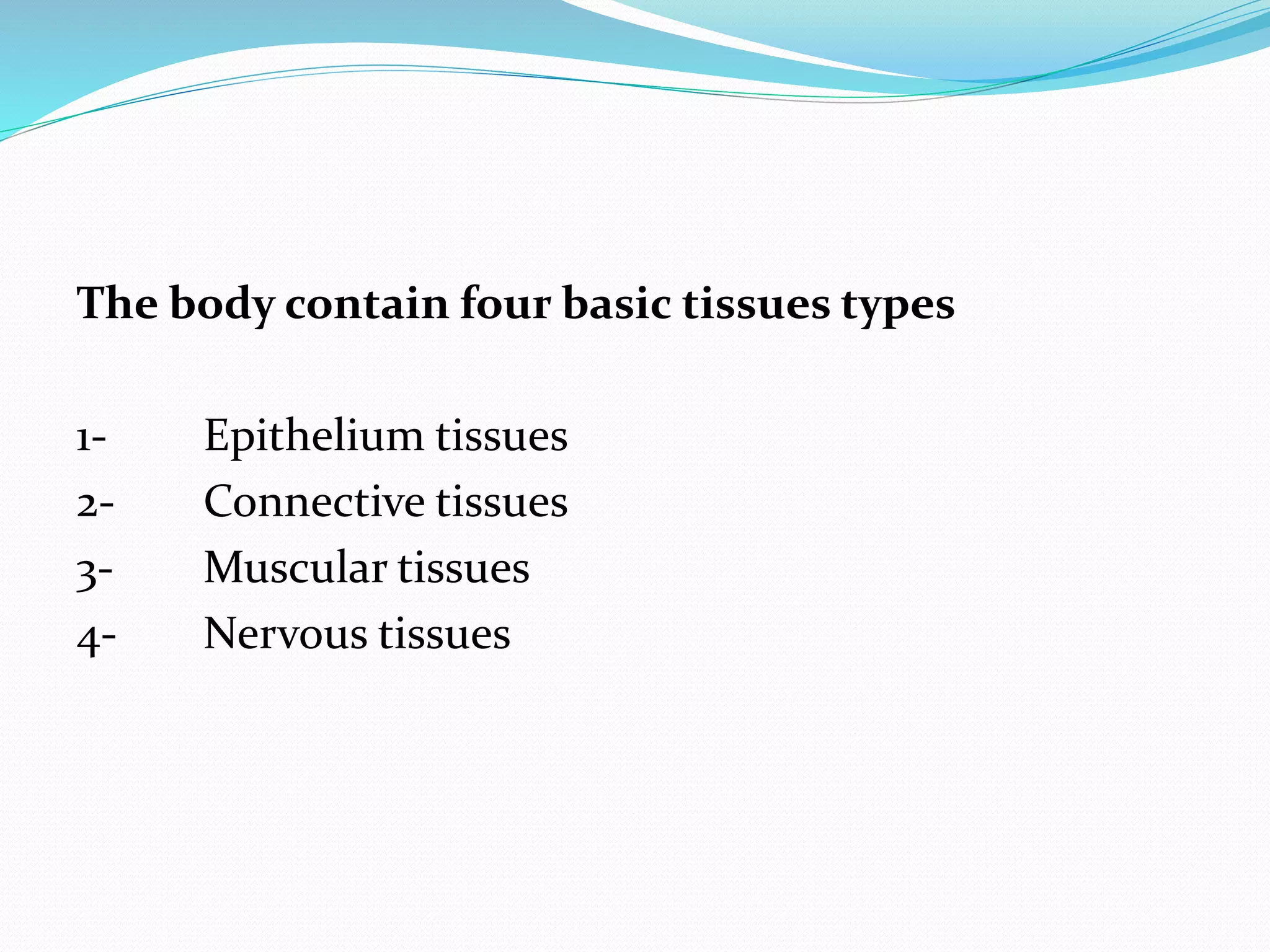 Epithelial tissues- histology | PPTX