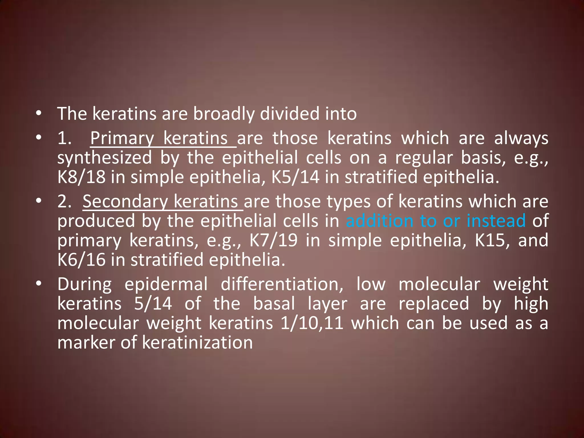 Epithelial tumor markers | PPTX