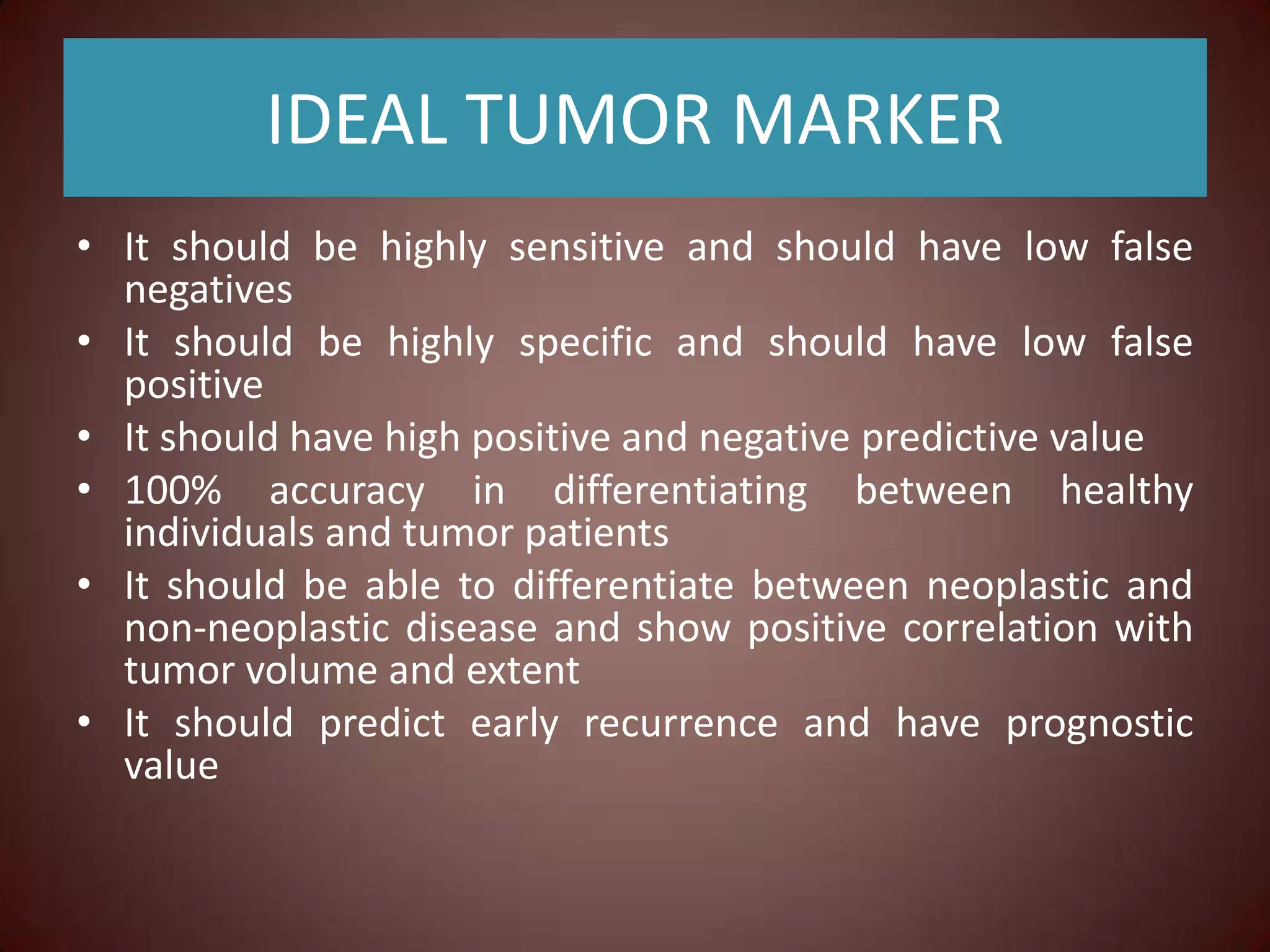 Epithelial tumor markers | PPTX