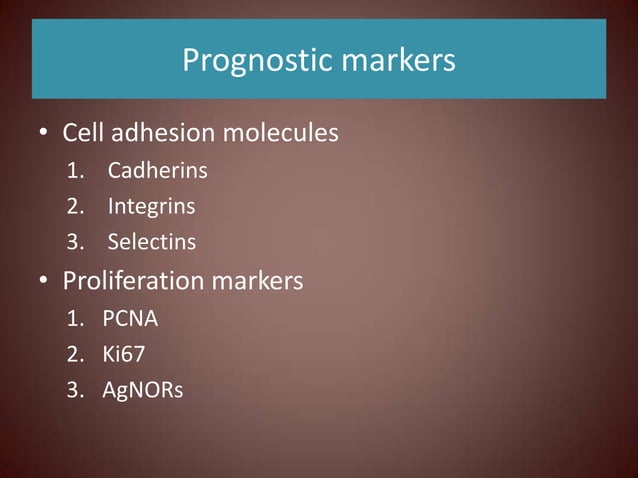 Epithelial tumor markers | PPTX