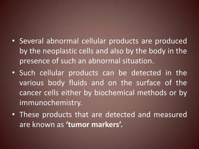 Epithelial tumor markers | PPTX