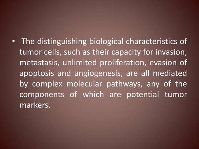 Epithelial tumor markers | PPTX