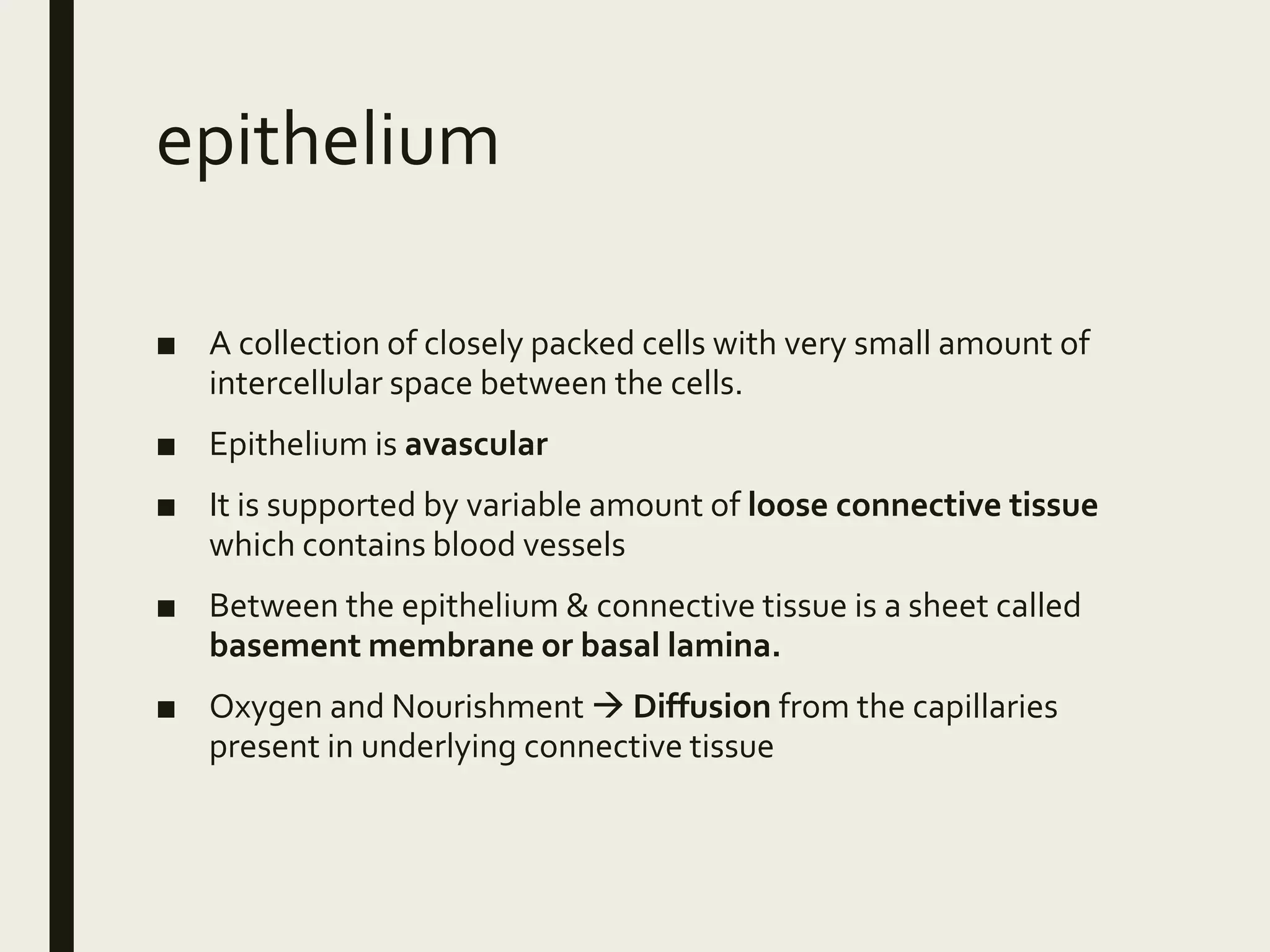 Epithelium[1] | PPTX